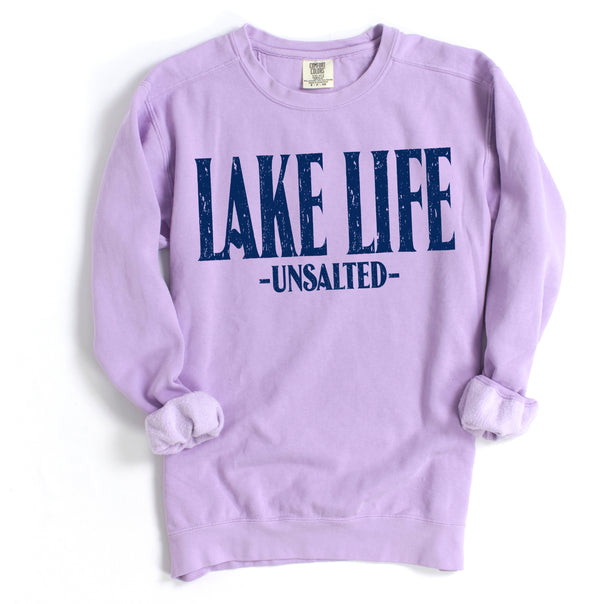 Comfort Colors Lake Life - Unsalted Sweatshirt / Lake Life Sweatshirt ...