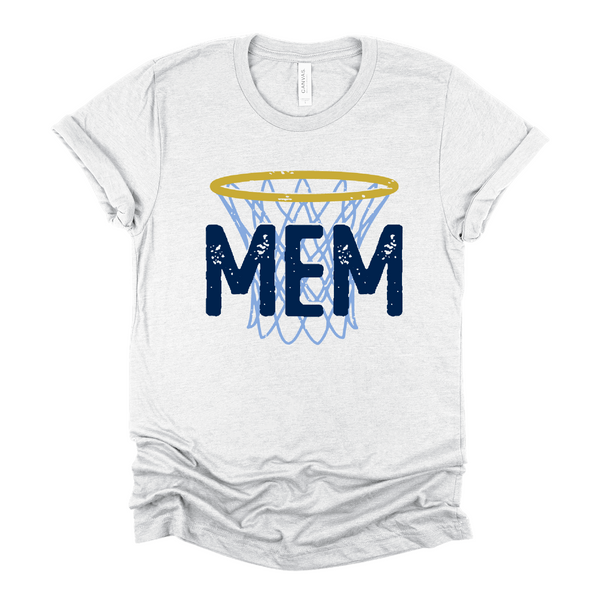 MEM Basketball Hoop Tee/ Toddler, Youth, and Adult Sizes – Pink ...